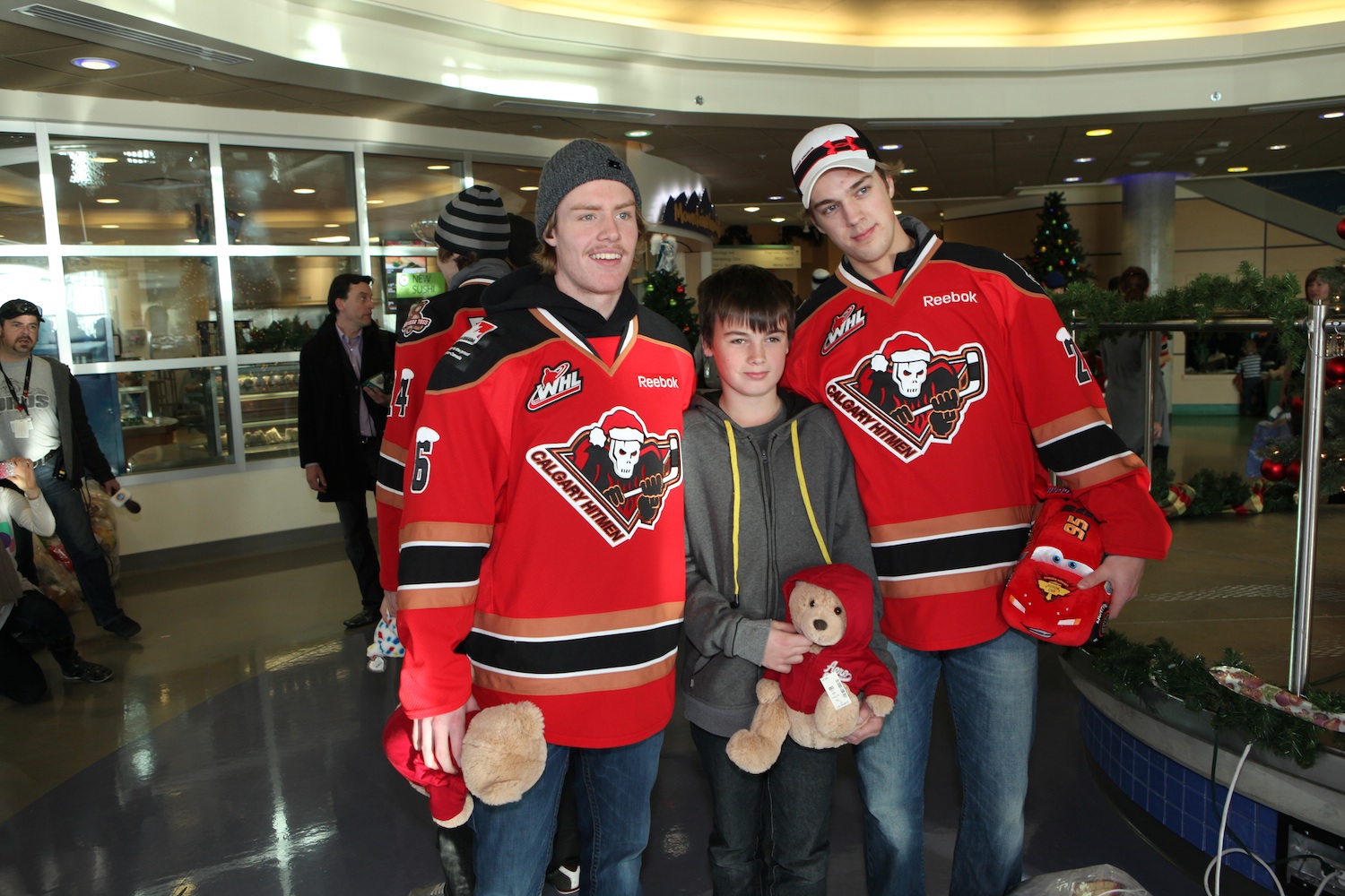 Petro Canada Teddy Bear Toss 2011 Distribution - Calgary Hitmen