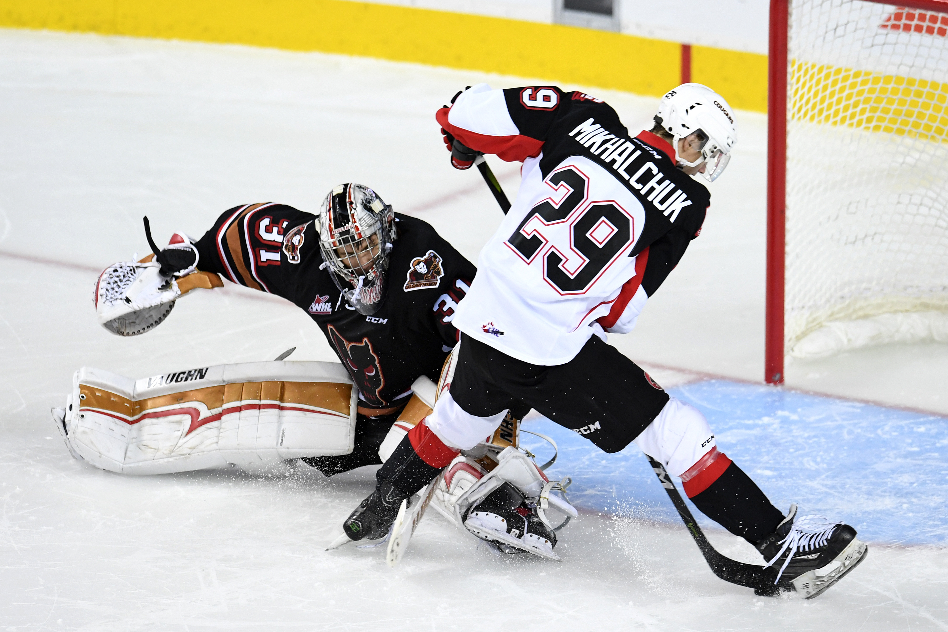 Photo Gallery: Hitmen vs Cougars - Calgary Hitmen
