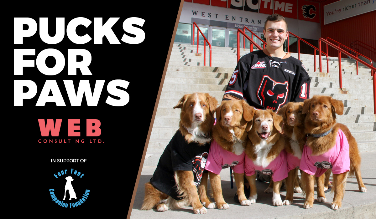 Hitmen To Host Sixth Annual Pucks For Paws Sunday Against Kootenay - Calgary Hitmen