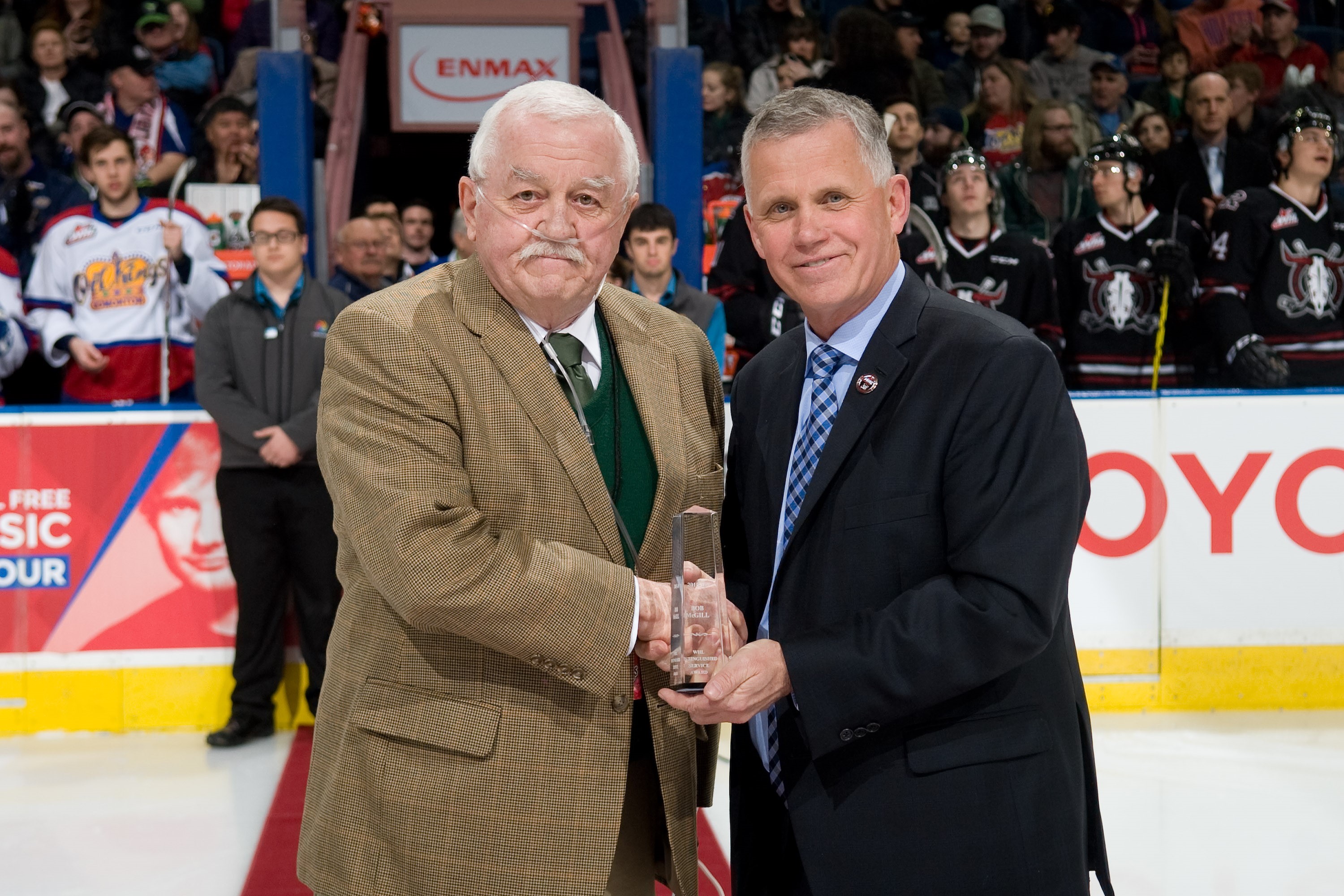 McGill Receives WHL Distinguished Service Award - Edmonton Oil Kings