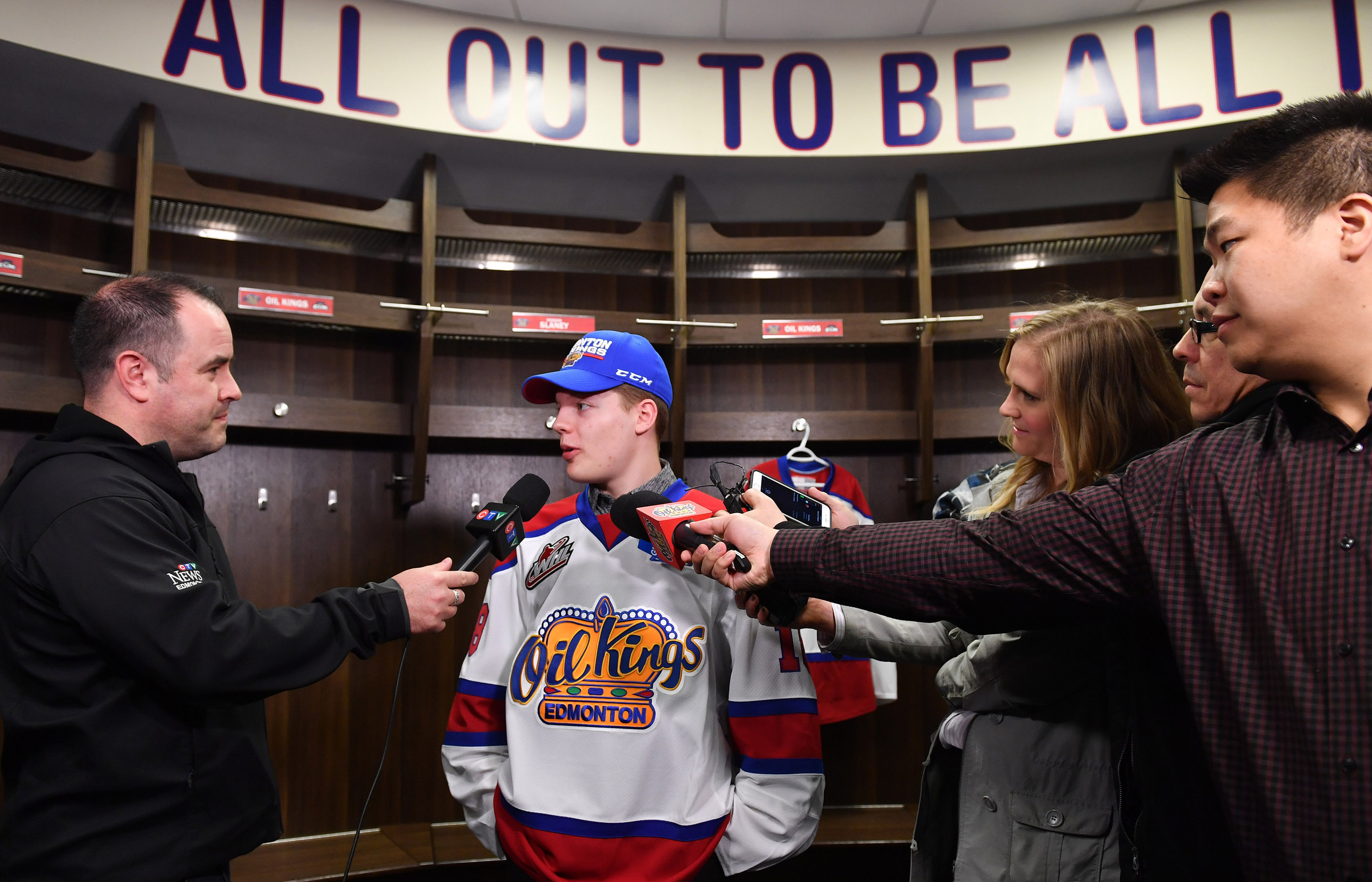 Photos: Oil Kings Introduce Guenther and Slaney - Edmonton Oil Kings