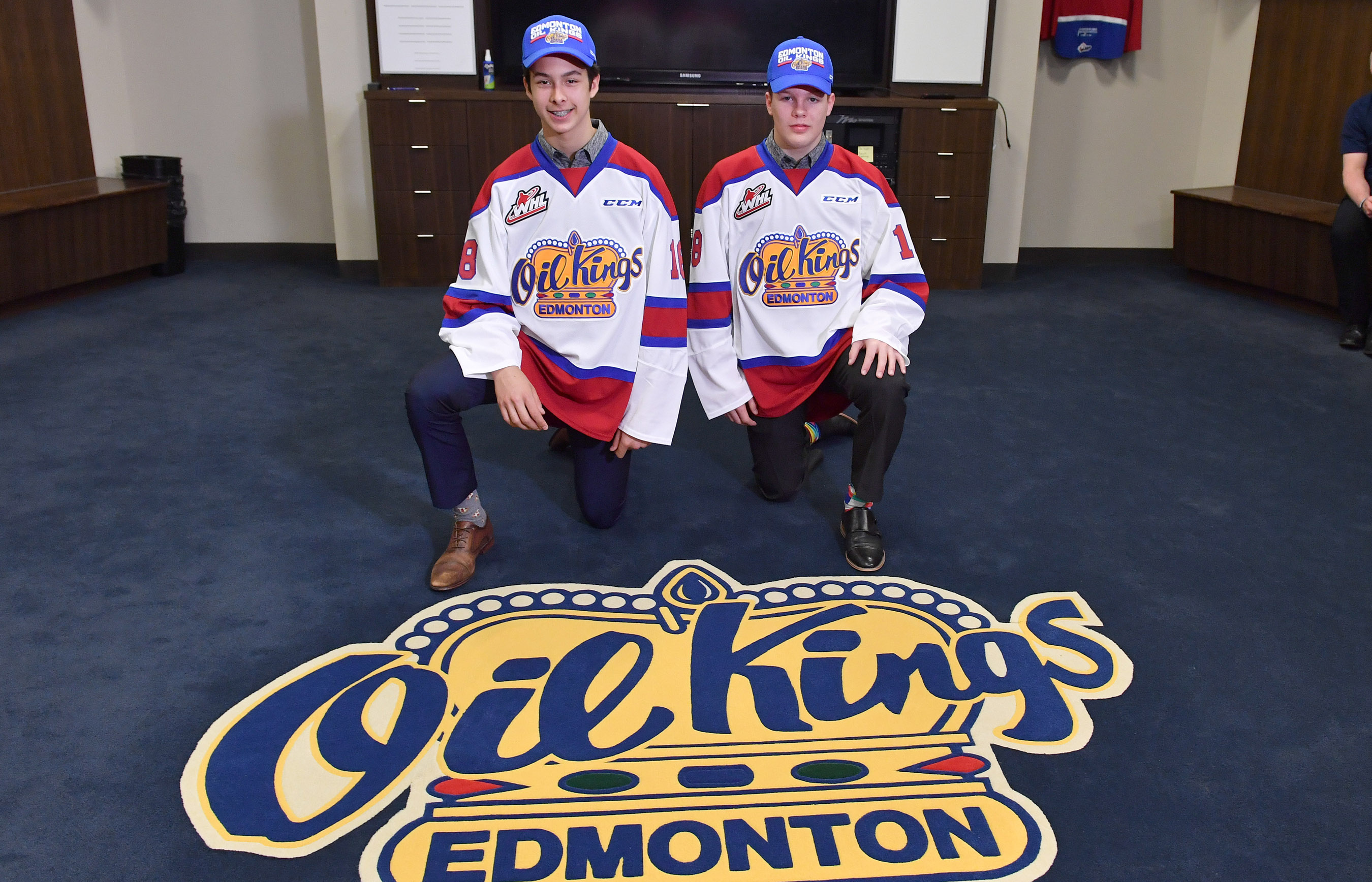 Photos: Oil Kings Introduce Guenther and Slaney - Edmonton Oil Kings