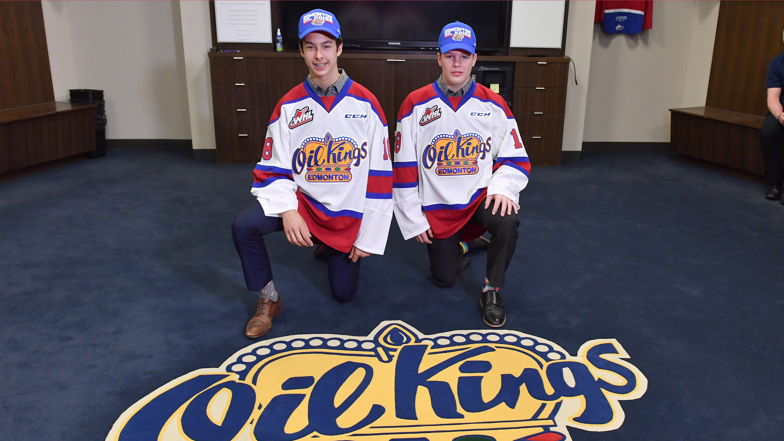 Photos: Oil Kings Introduce Guenther and Slaney - Edmonton Oil Kings