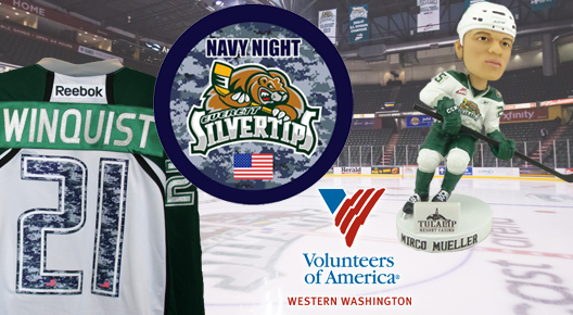 Navy Night Highlights Two-Game Weekend! - Everett Silvertips