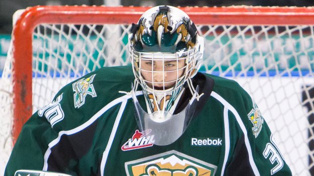 Lotz at Hockey Canada Goalie Camp - Everett Silvertips