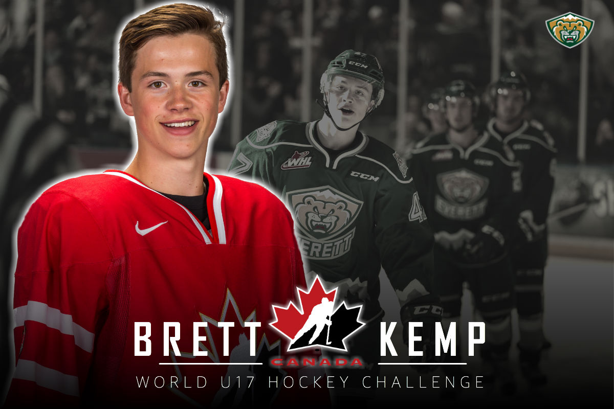 Kemp Named to Hockey Canada / U17 Challenge - Everett Silvertips