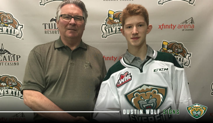 Tips Sign G Dustin Wolf to a WHL Standard Player Agreement - Everett ...