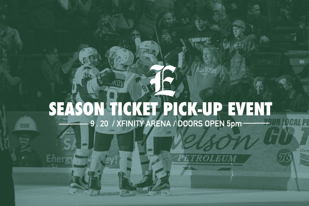 Season Ticket Pick Up Event » Sept. 20 at XFINITY Arena - Everett ...