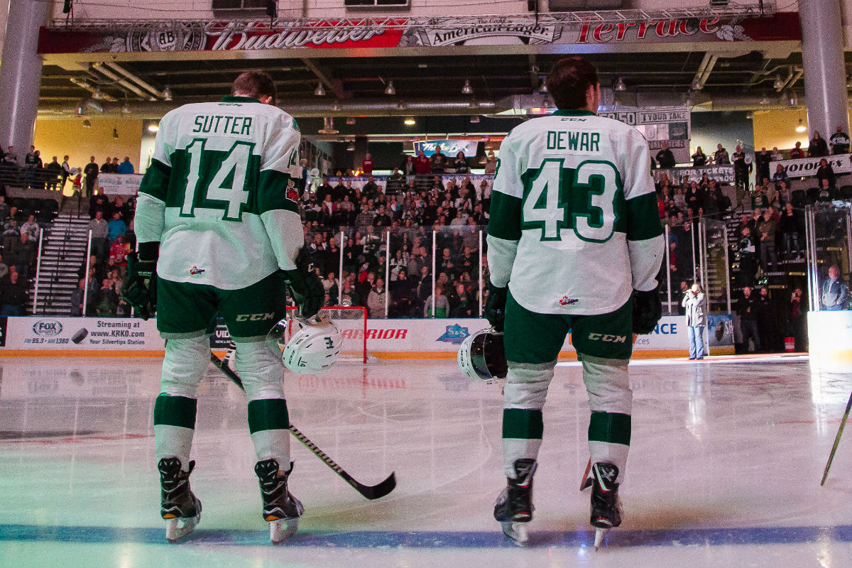 Connor Dewar and Riley Sutter Returned from NHL Camps - Everett Silvertips
