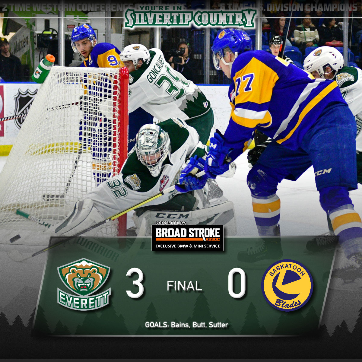 RECAP / 'Tips Cut Like a Knife - Everett Silvertips