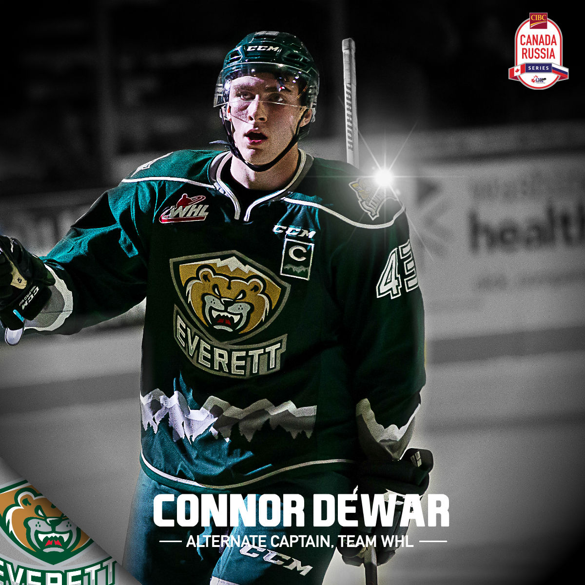 TEAM WHL // Dewar Named Alternate Captain - Everett Silvertips