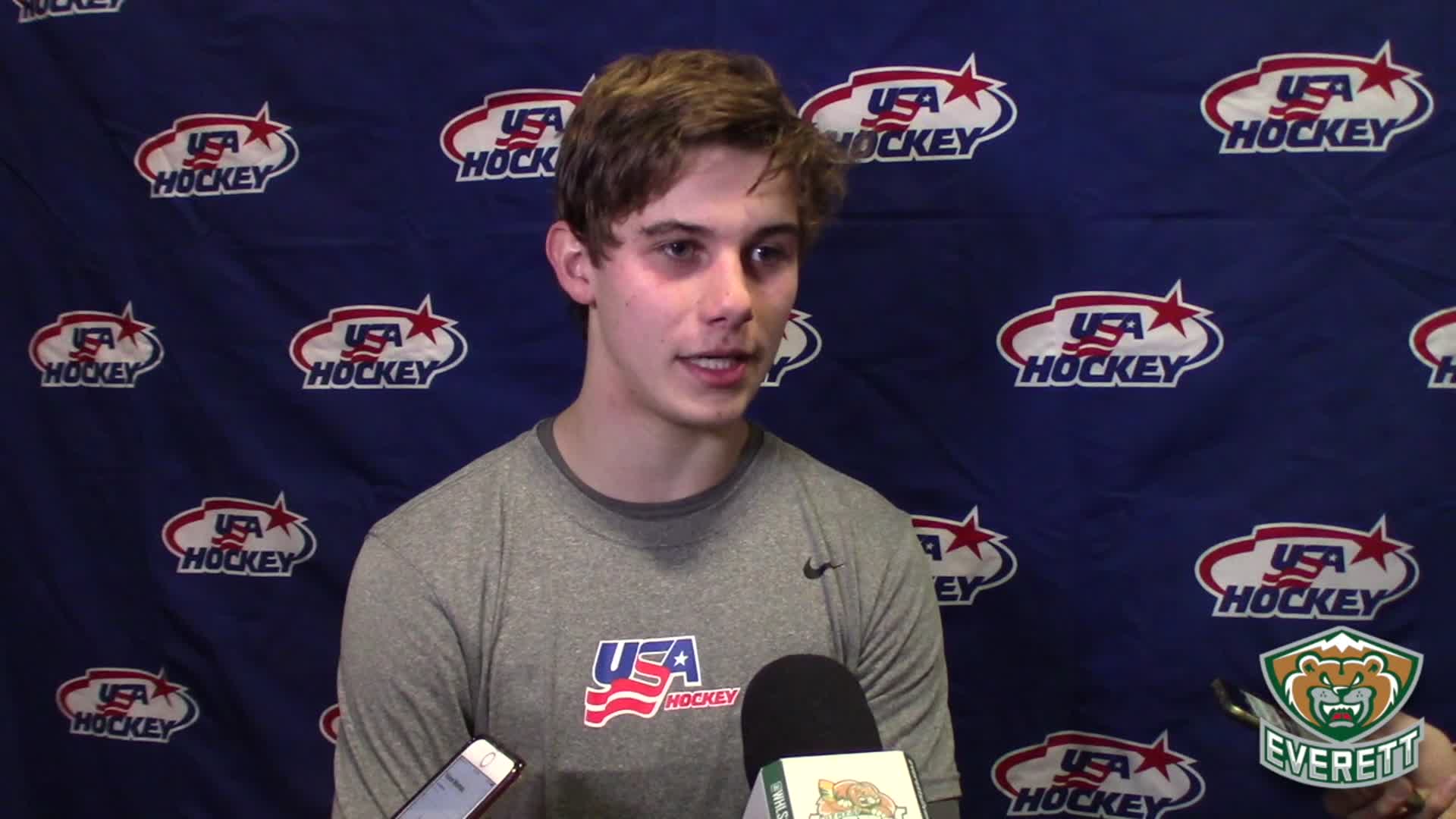 Team USA Embracing Trip to Downtown Everett - Everett Silvertips