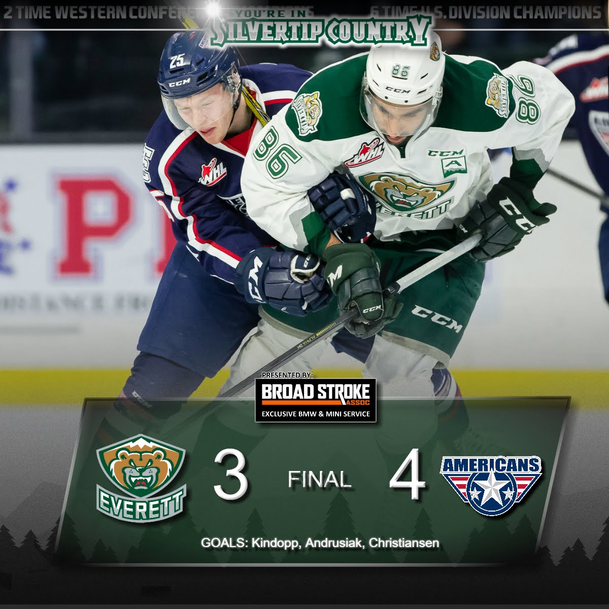 RECAP // Ams Edge Tips, 4-3 - Everett Silvertips