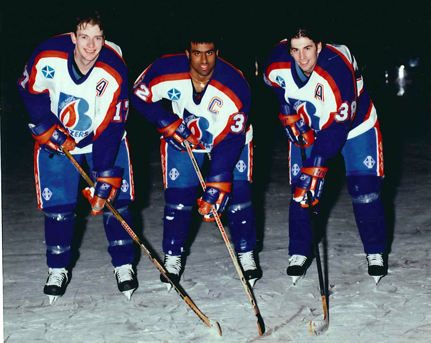 BAINES AND GOTTDFRIEDSON HONOURARY TEAM WHL CAPTAINS - Kamloops Blazers