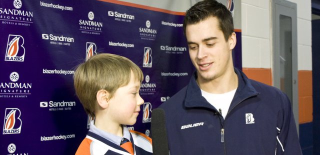 Ryan Larsen Interviews Jordan DePape - Kamloops Blazers