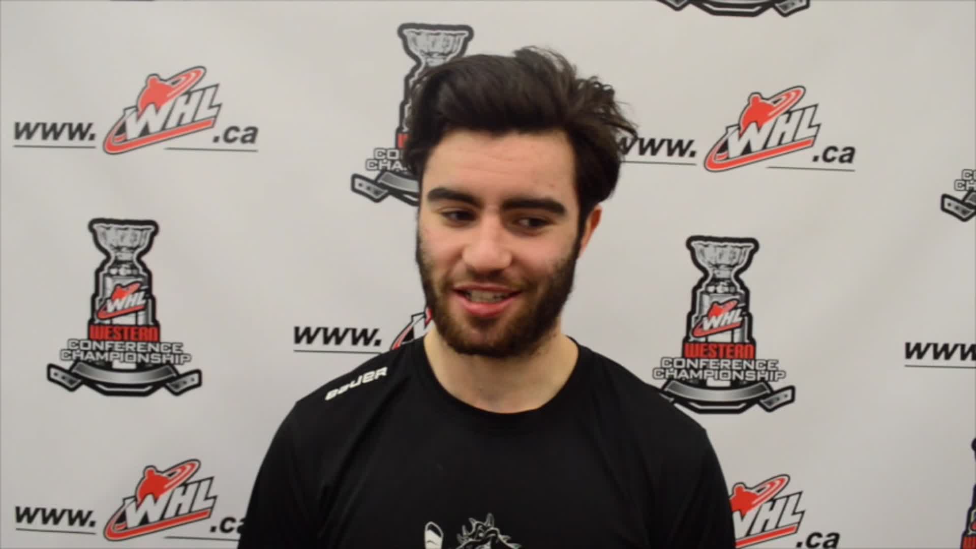 Locker room day: Dillon Dube - Kelowna Rockets
