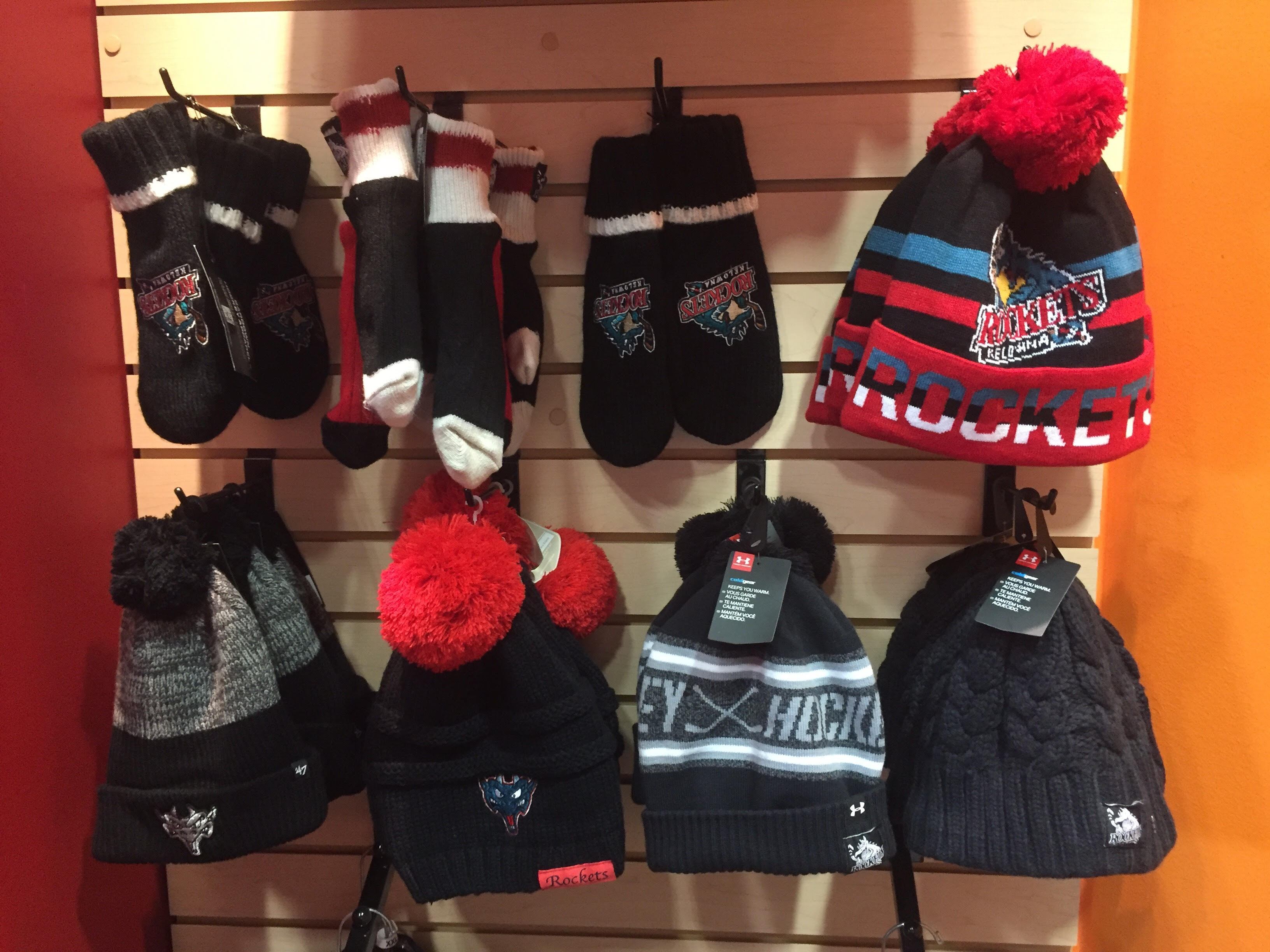 New Merchandise at "In The Crease" - Kelowna Rockets