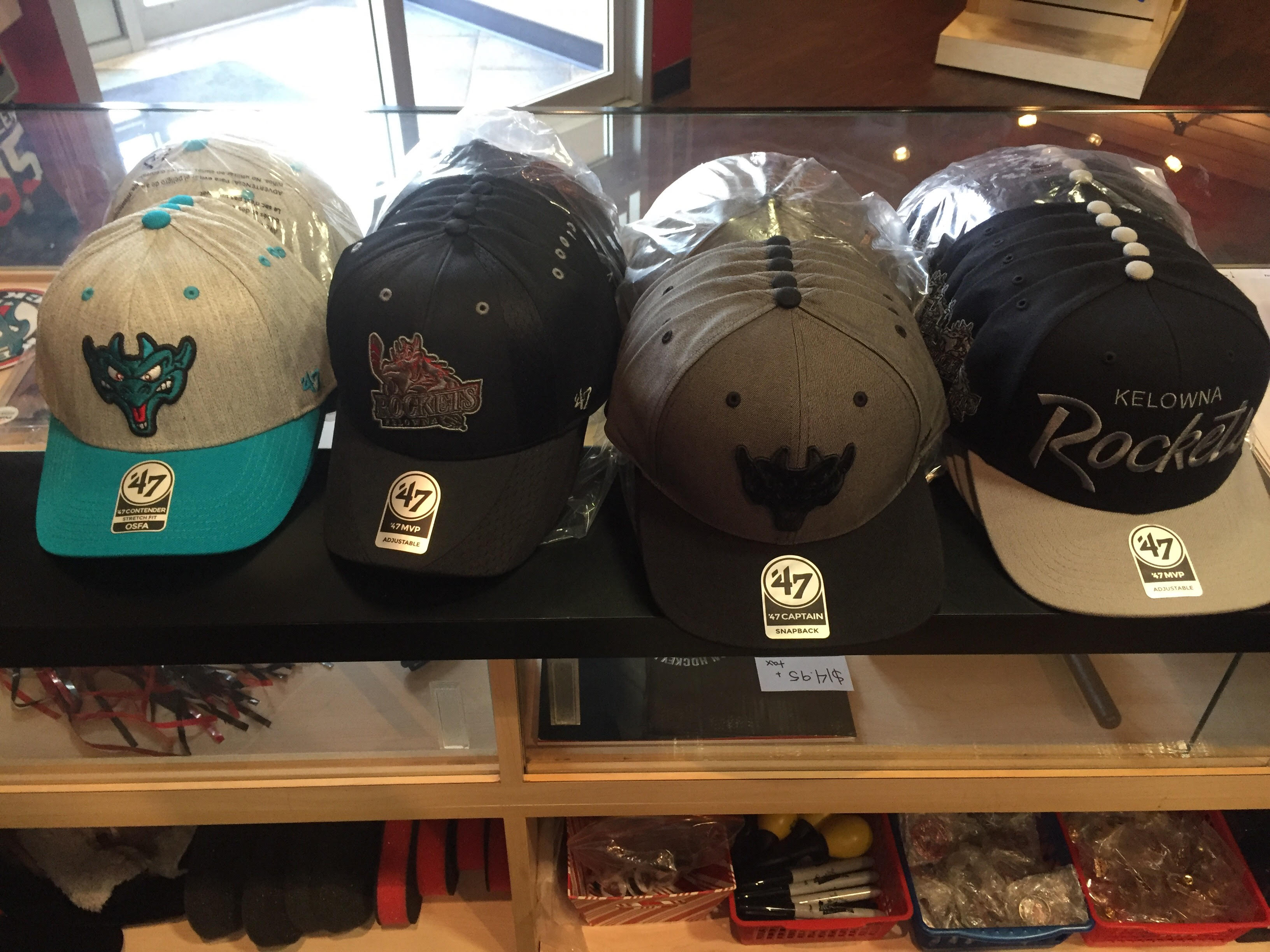 New Merchandise at "In The Crease" - Kelowna Rockets