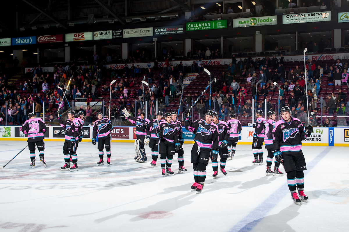 Paint the Rink Pink Success! - Kelowna Rockets