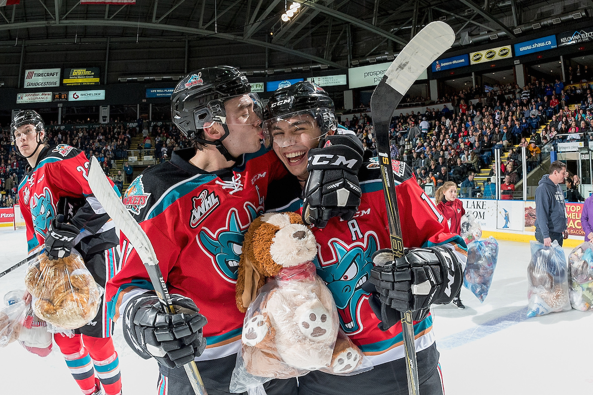 5th Annual Teddy Bear Toss - Kelowna Rockets