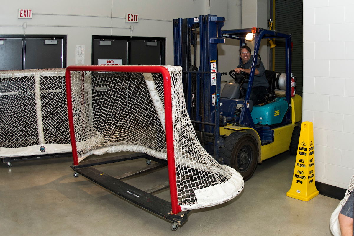 Fish, the infamous Rockets Zamboni driver - Kelowna Rockets