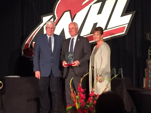Anholt on Executive of the Year - Lethbridge Hurricanes