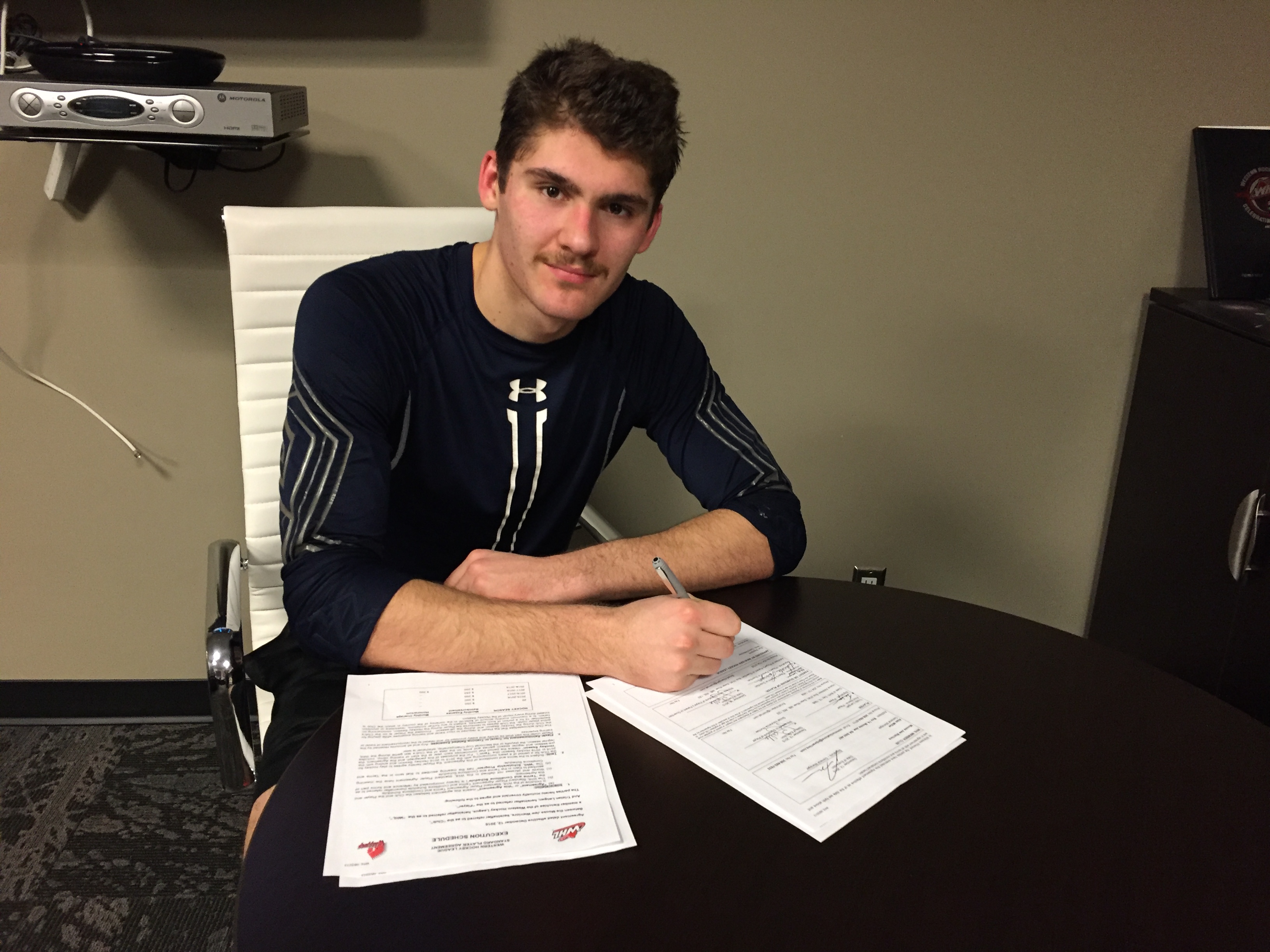 Langan Commits to Warriors & WHL - Moose Jaw Warriors