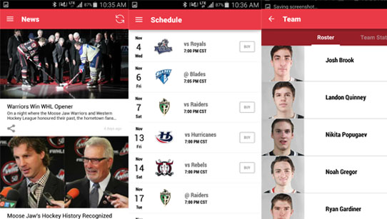 Warriors Launch New Mobile App - Moose Jaw Warriors