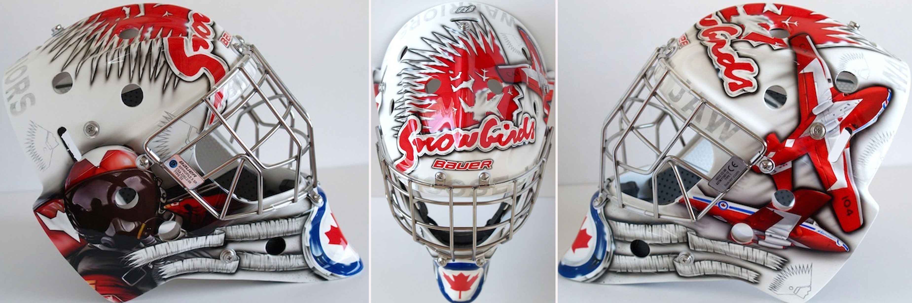 Warriors unveil Snowbird Jersey & Goalie Helmet - Moose Jaw Warriors