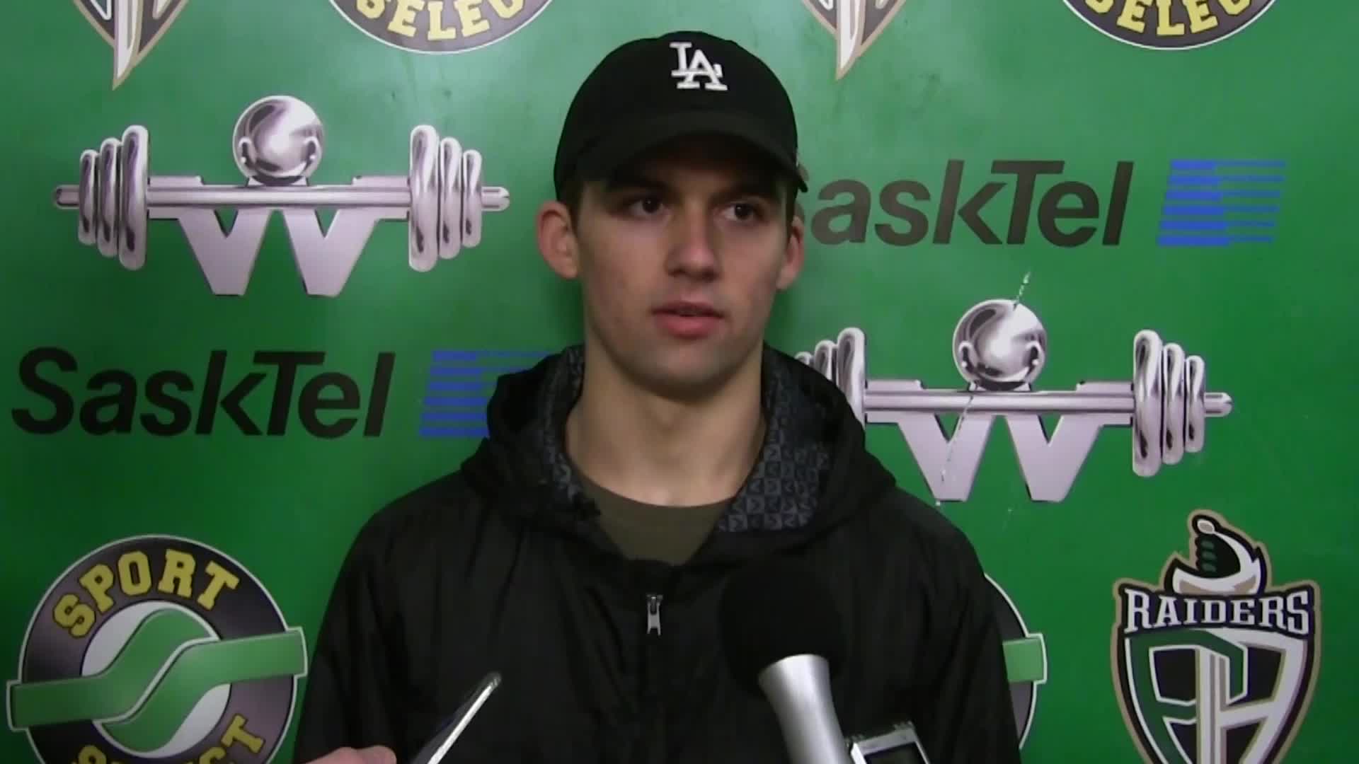 Year-End Scrum: Cole Fonstad - Prince Albert Raiders