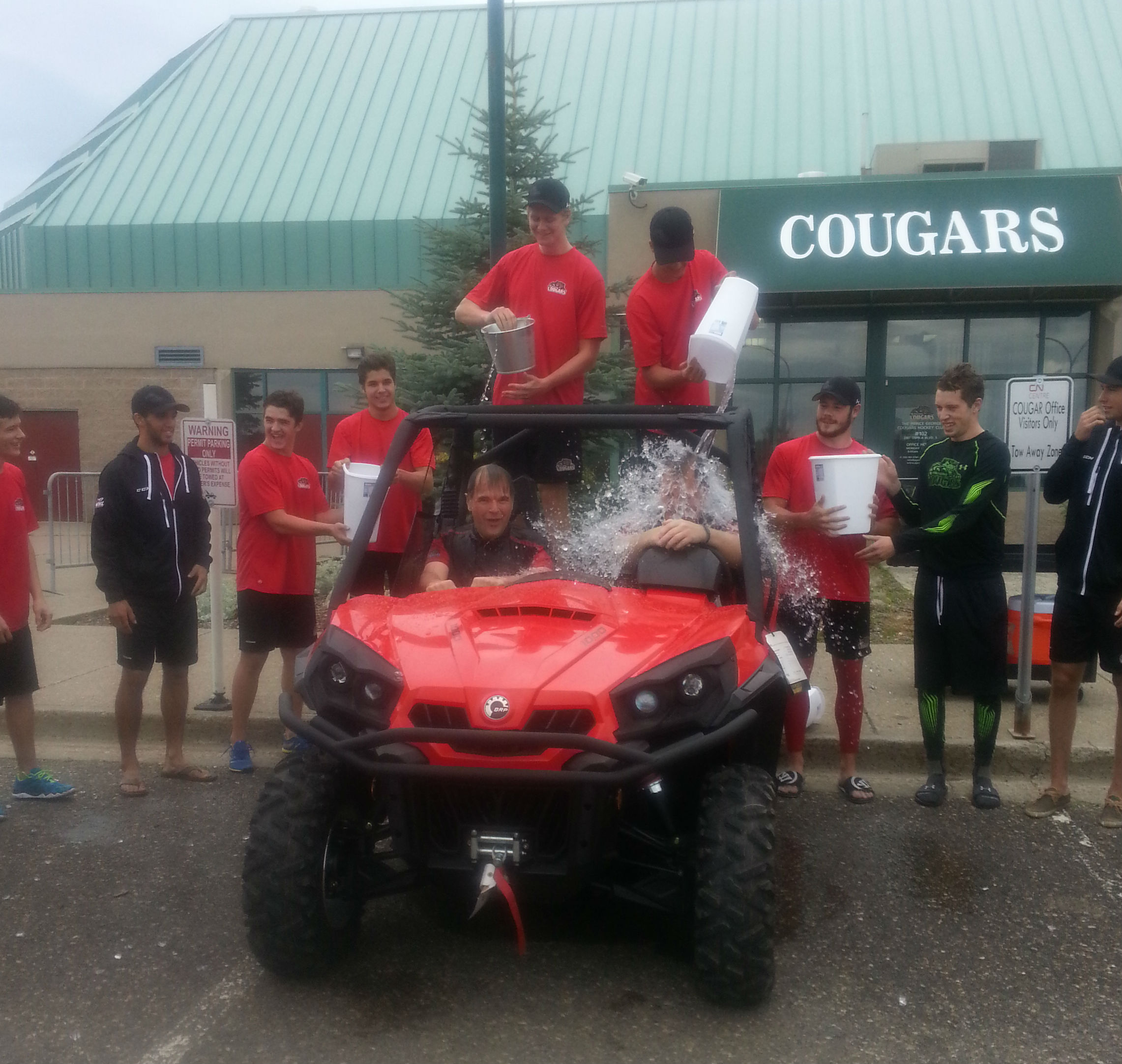 Greg Pocock and Andy Beesley Do the ALS Ice Bucket Challenge. - Prince ...