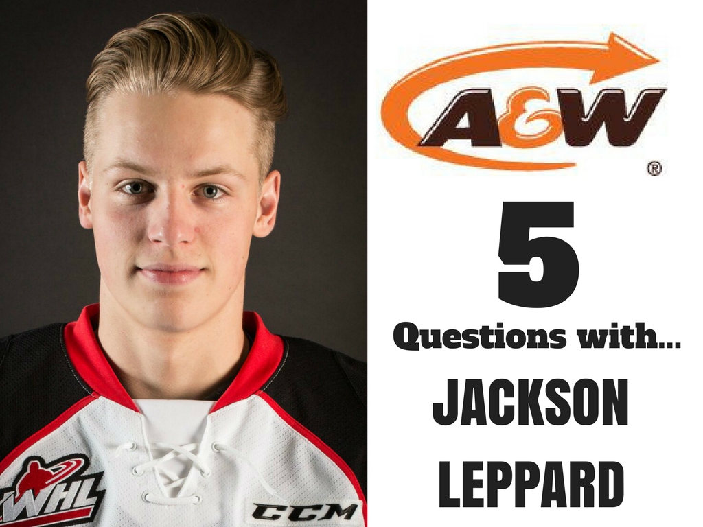 A&W 5 QUESTIONS WITH: JACKSON LEPPARD - Prince George Cougars