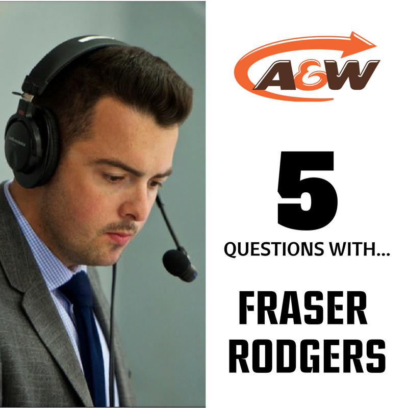 A&W 5 QUESTIONS WITH: FRASER RODGERS - Prince George Cougars