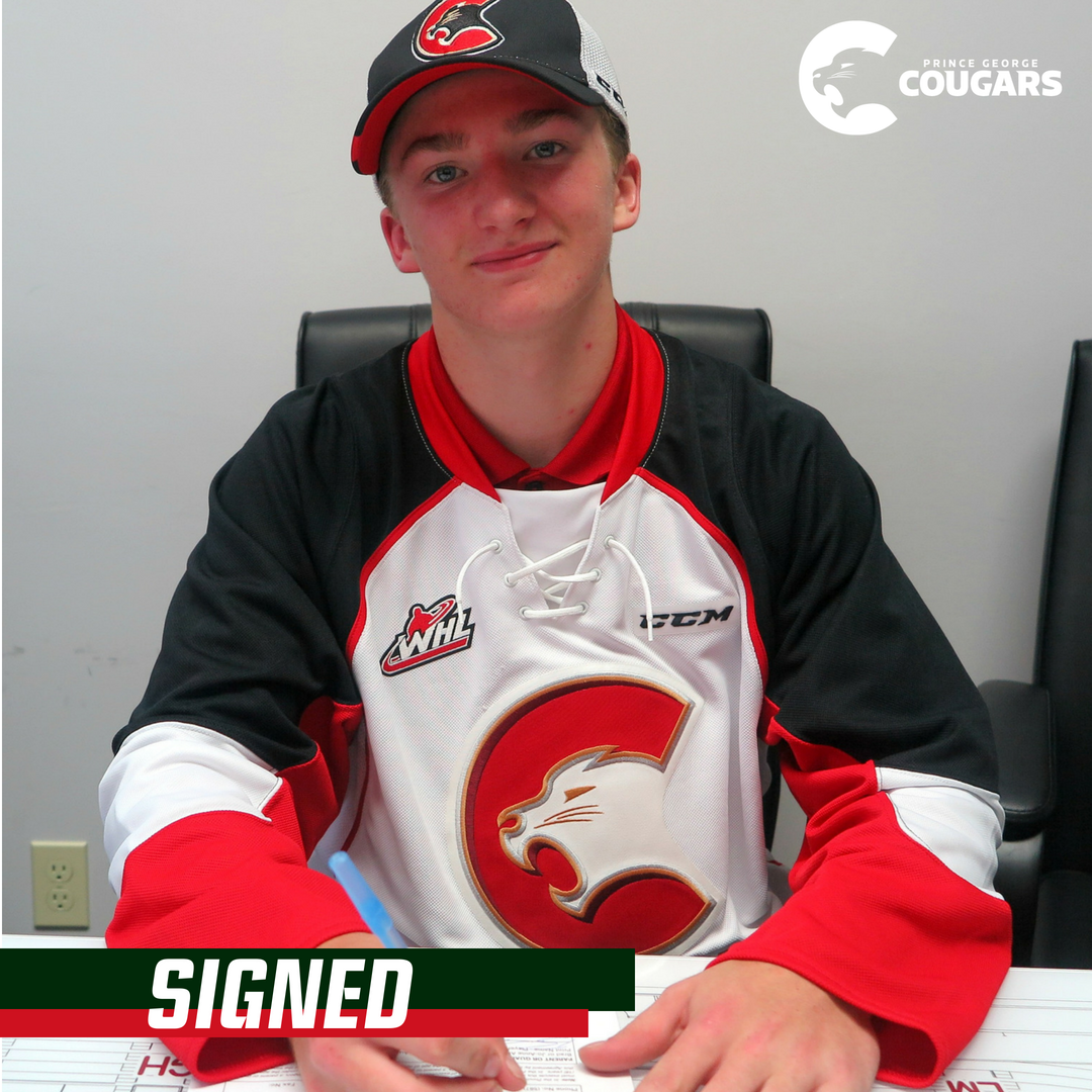 Cougars Sign Craig Armstrong - Prince George Cougars