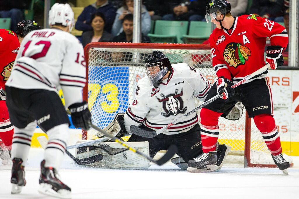 Martin Carrying The Mail For Rebels - Red Deer Rebels