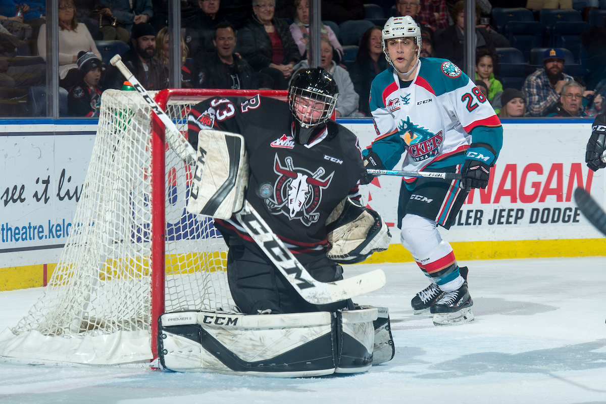 Lamb Makes 36 Saves; Rebels Win 4-1 In Kelowna - Red Deer Rebels