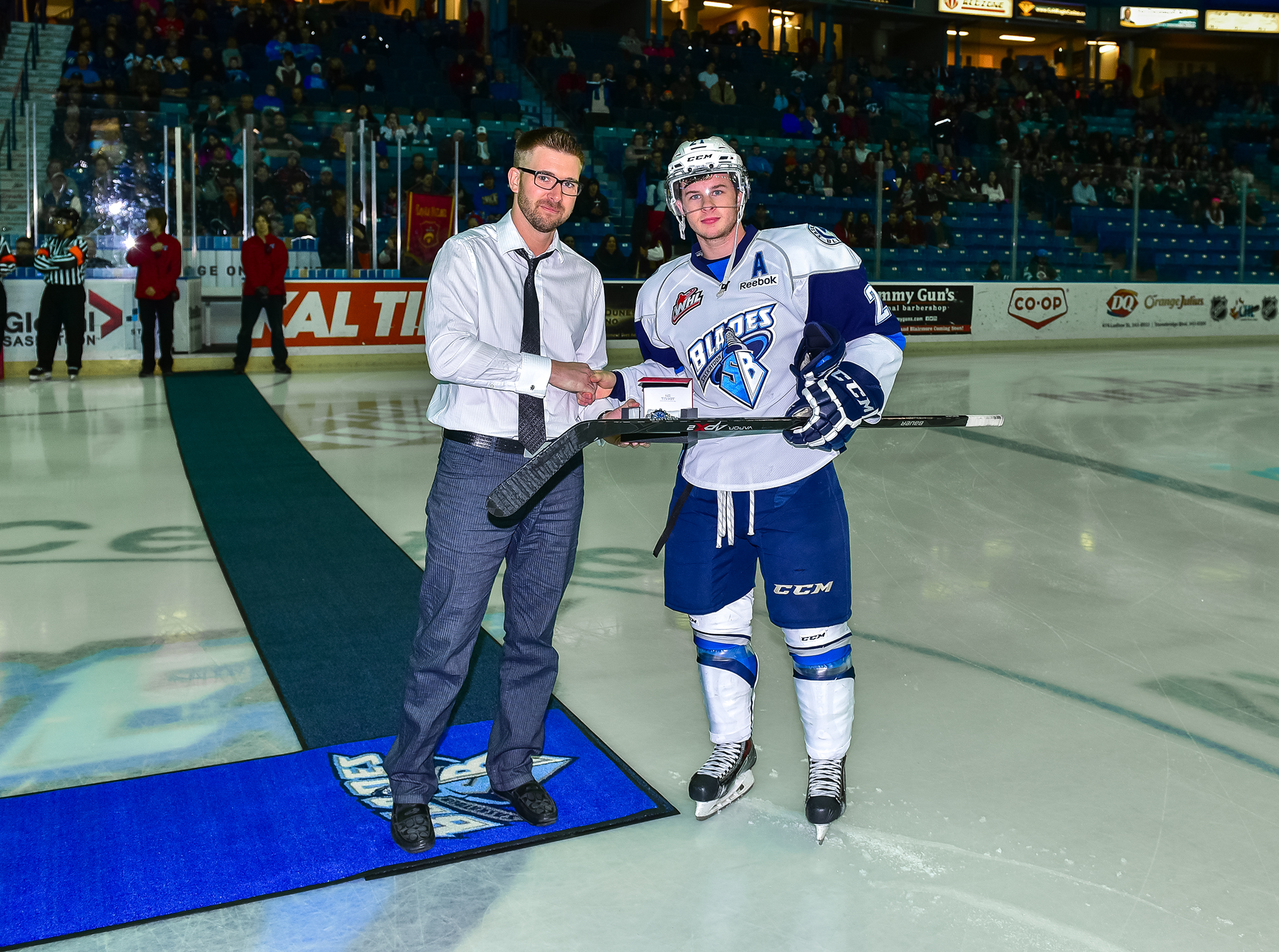 Jan. 3rd, 2015 vs Everett (Ukrainian Night) - Saskatoon Blades