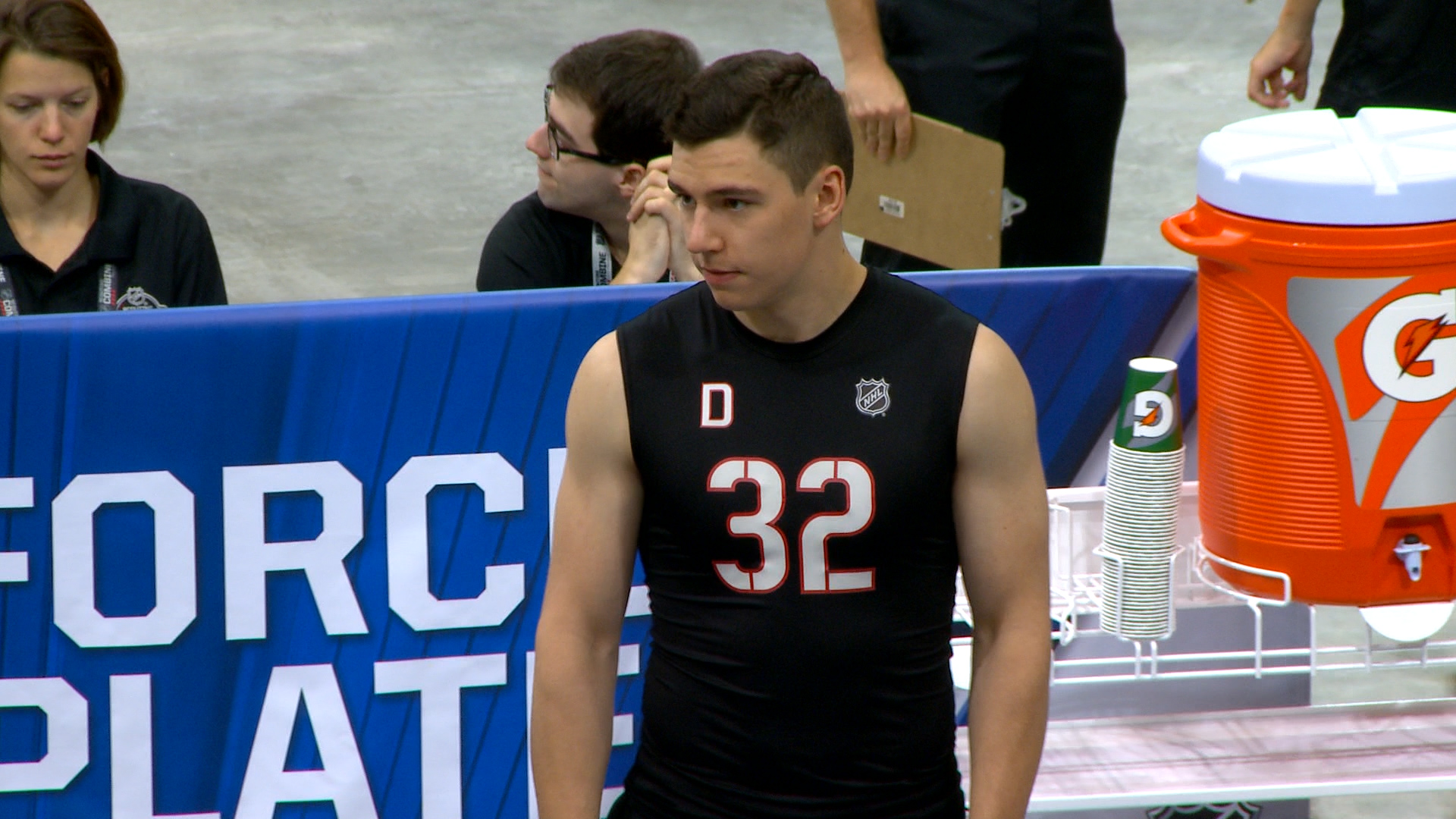 Libor Hajek at the 2016 NHL Combine - Saskatoon Blades