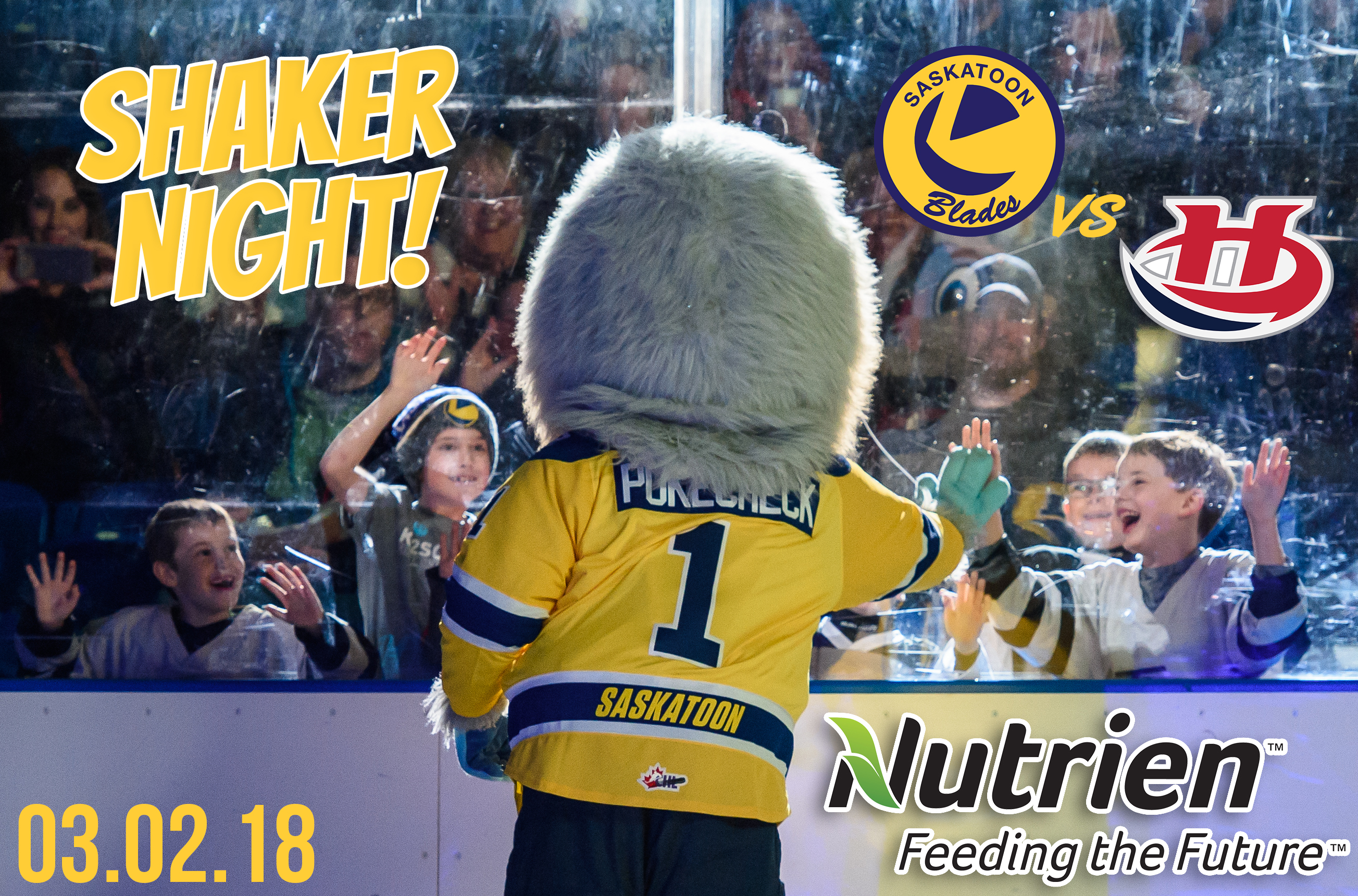 Blades team up with Nutrien for shaker night! - Saskatoon Blades
