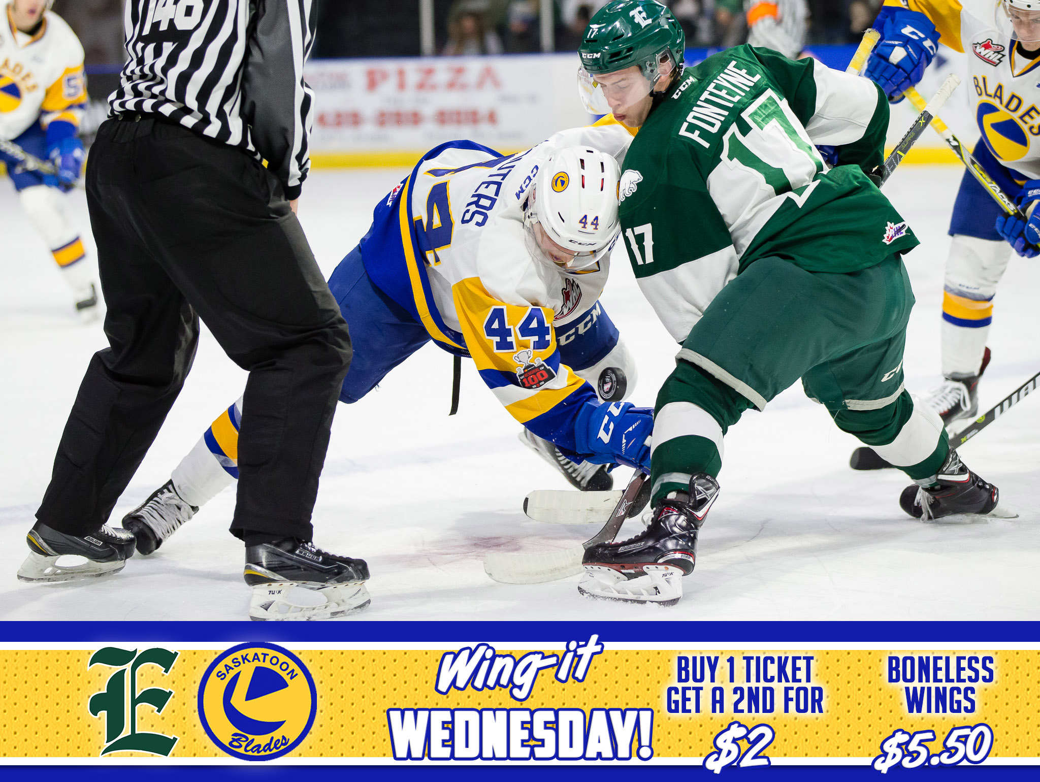 Wing-it Wednesday this week! - Saskatoon Blades