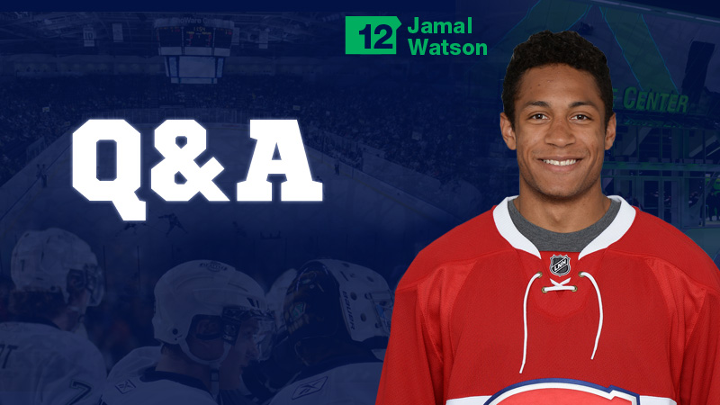 Q&A with Jamal Watson - Seattle Thunderbirds
