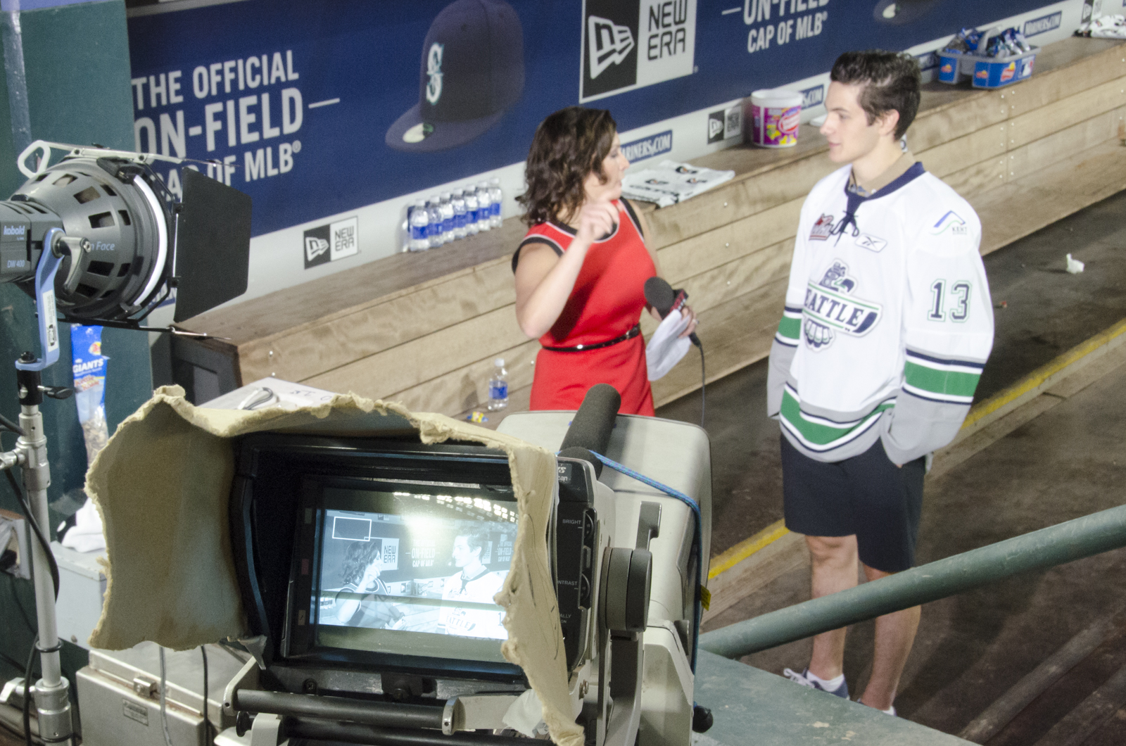 Thunderbirds First Pitch - Seattle Thunderbirds