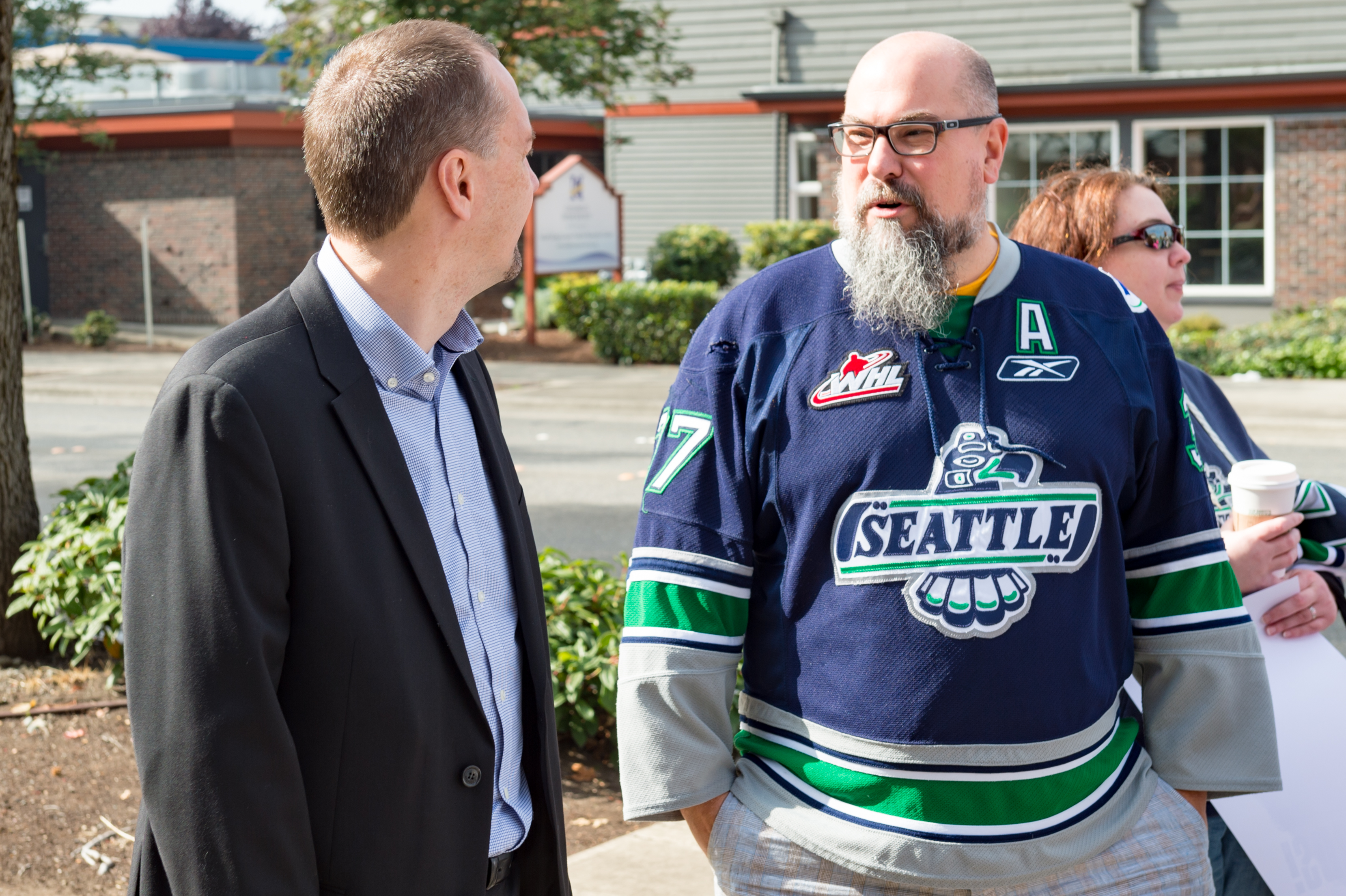 Thunderbirds Flag Raising - Seattle Thunderbirds