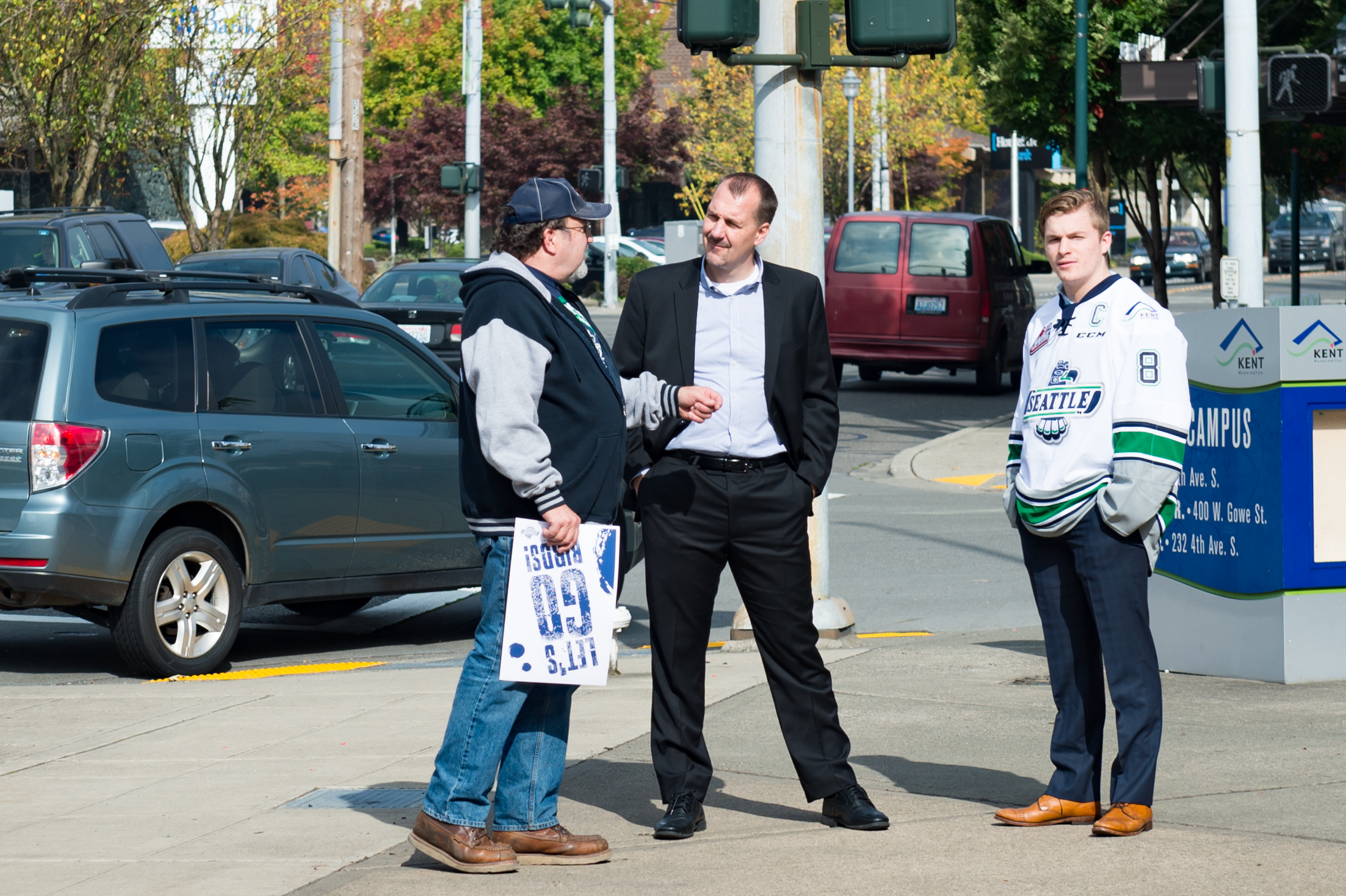 Thunderbirds Flag Raising - Seattle Thunderbirds