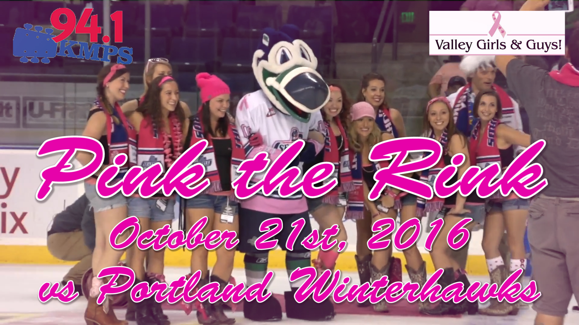 Pink The Rink 2016 - Seattle Thunderbirds