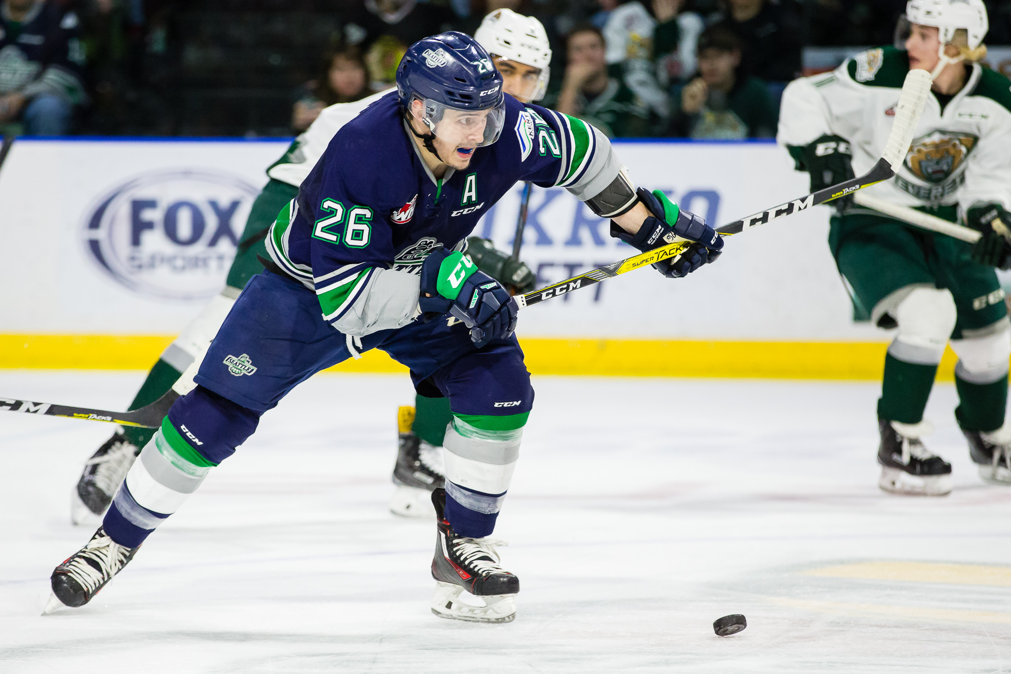 Silvertips Shut Out T-Birds - Seattle Thunderbirds