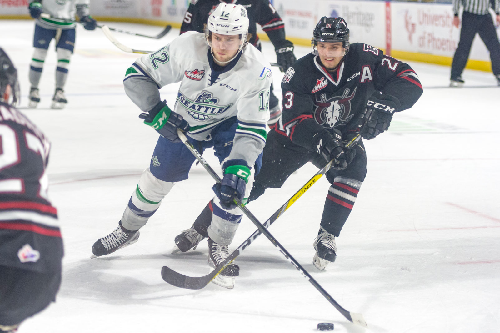 T-Birds Break Rebels Heart - Seattle Thunderbirds