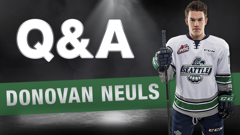 Q&A with Donovan Neuls - Seattle Thunderbirds