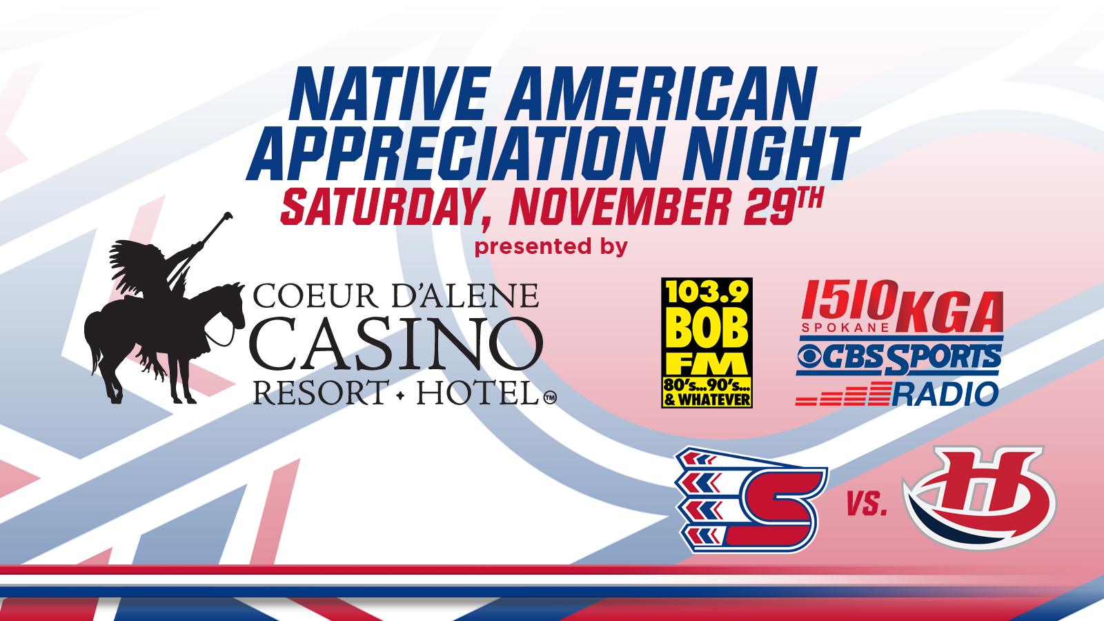 NATIVE AMERICAN APPRECIATION NIGHT - Spokane Chiefs