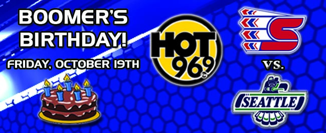 SPOKANE HOSTS SEATTLE FRIDAY NIGHT - Spokane Chiefs